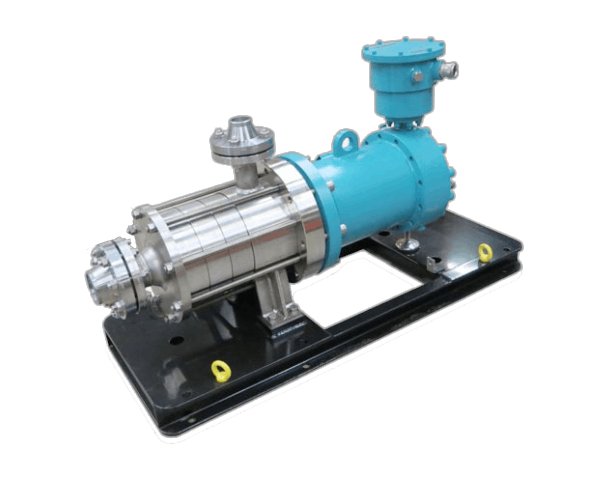 Horizontal multistage centrifugal pump, industrial sealless pump